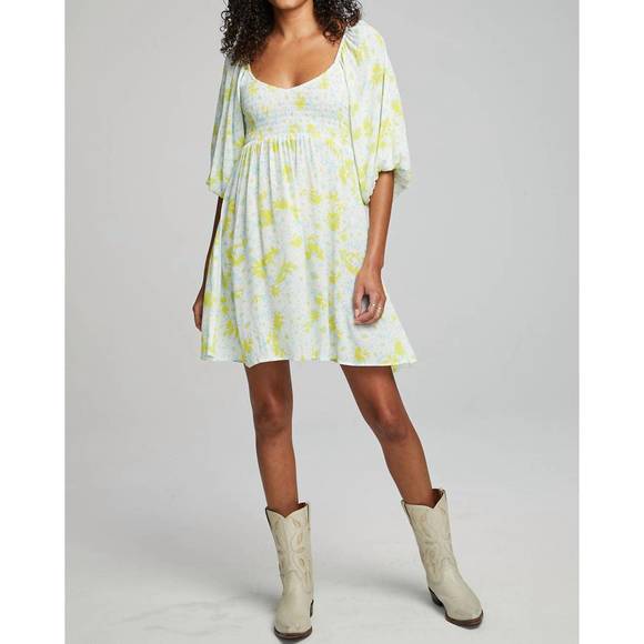 Chaser | Dresses | New Chaser Dolce Mini Dress In Baby Blue | Poshmark